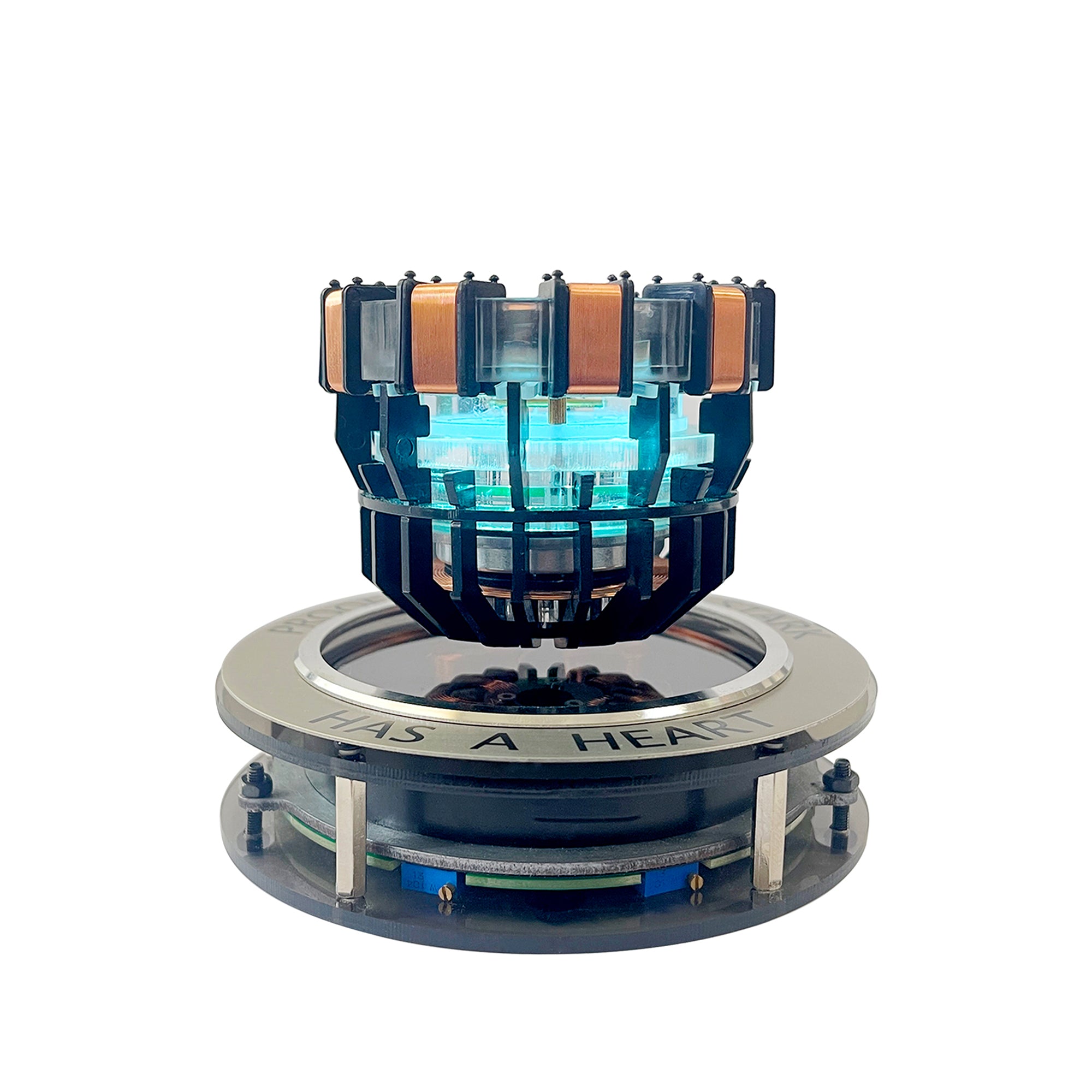 Arc Reactor MK1-1:1 Scale Levitating DIY Floating and Spinning in Air ...